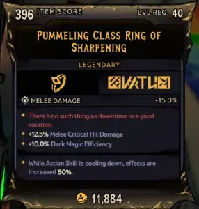 Buy Pummeling Class Ring of Sharpening (396) on mmoshops.com
